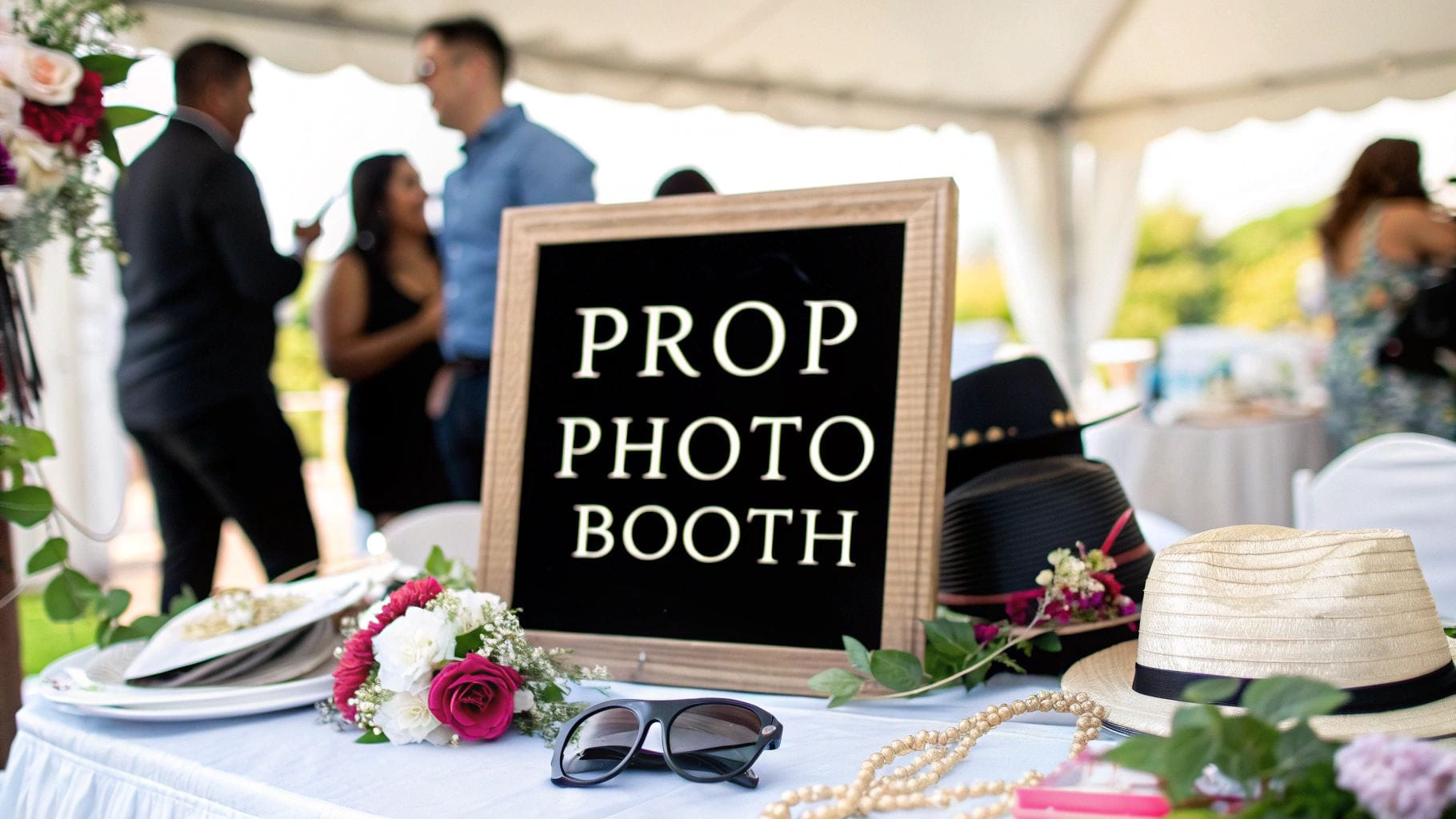 Your Ultimate Guide to a Prop Photo Booth Wedding